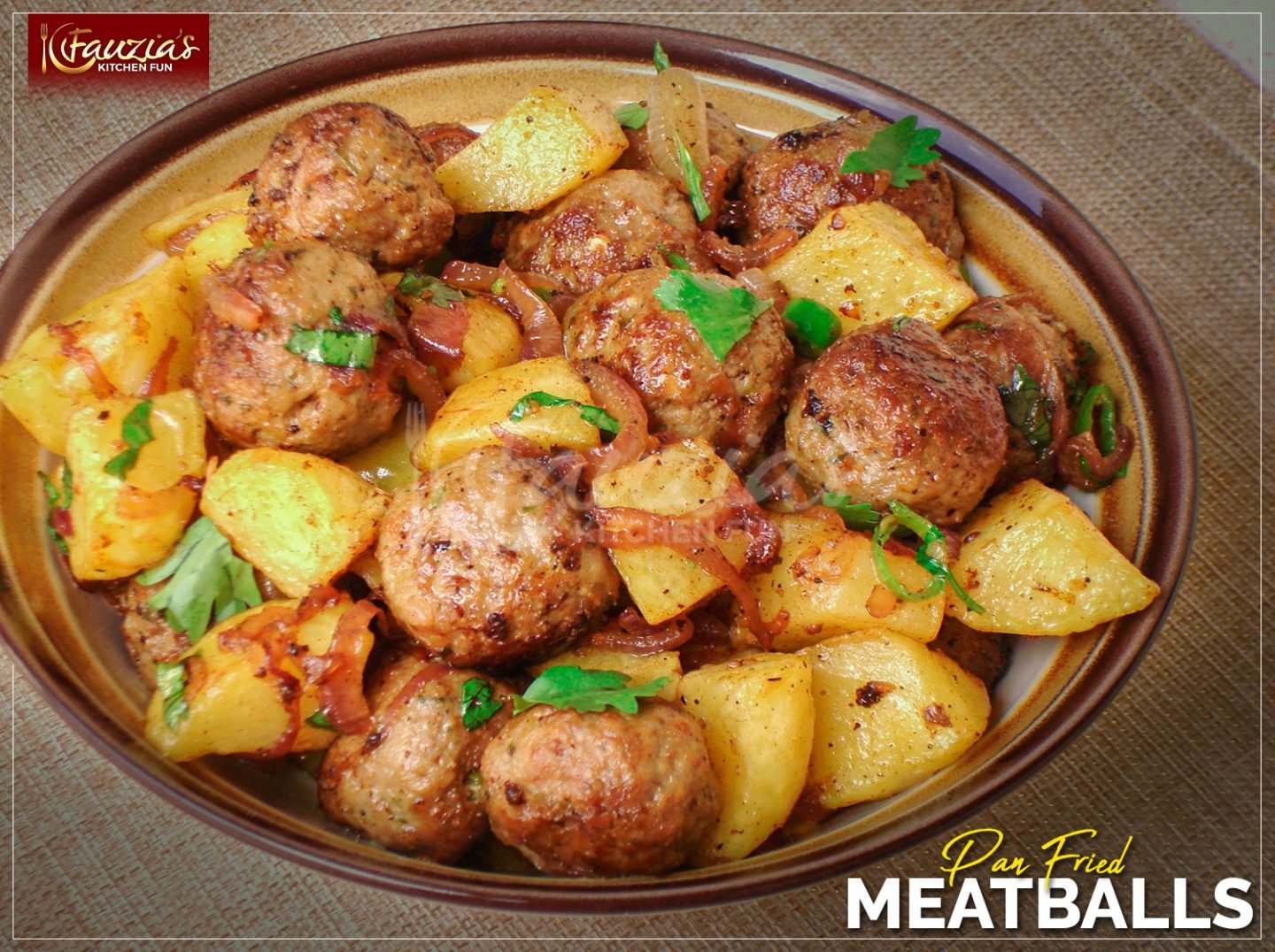 Pan Fried Meatballs – Fauzia's Kitchen Fun