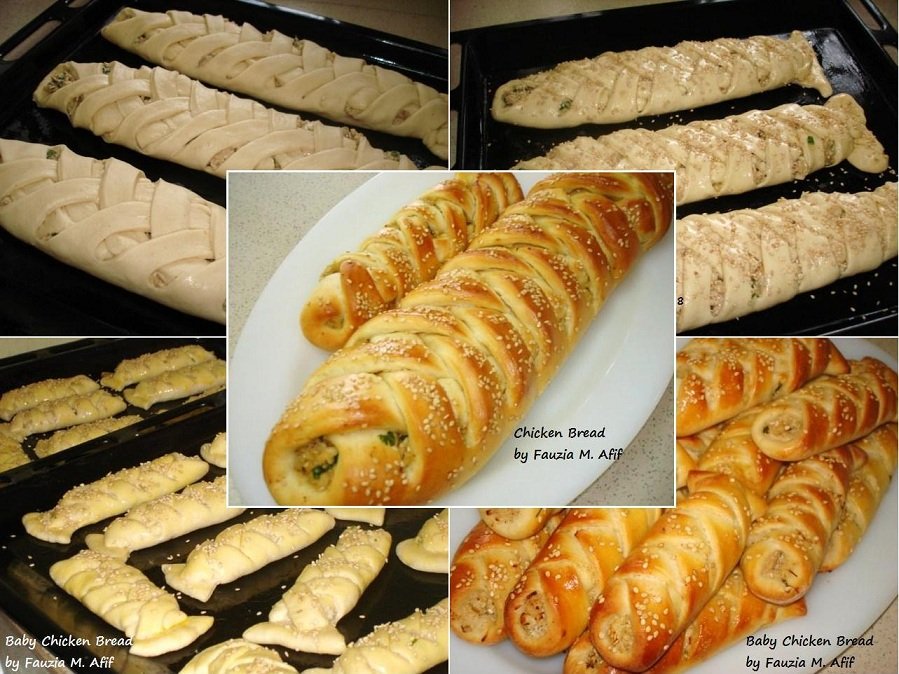Chicken Bread – Step by Step – Fauzia's Kitchen Fun