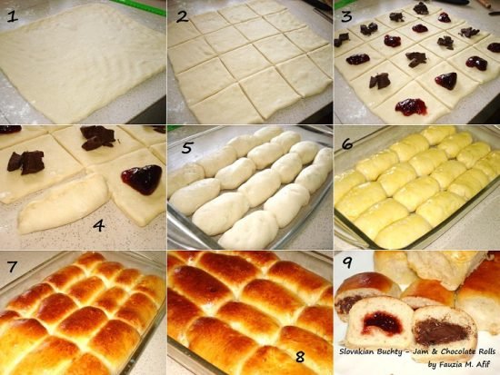 Slovakian Buchty – Step by Step – Fauzia's Kitchen Fun