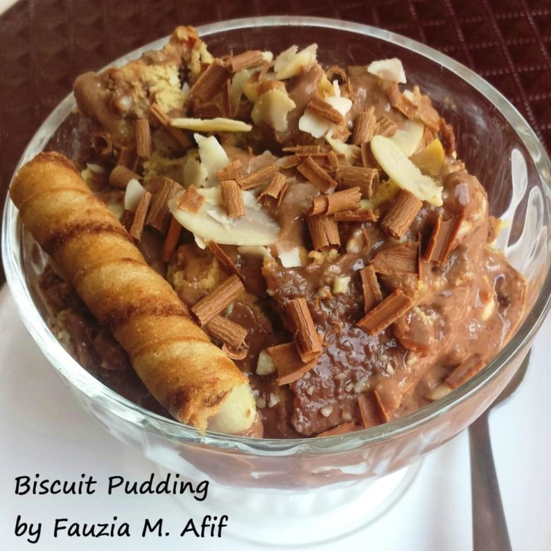 Biscuit Pudding – Fauzia's Kitchen Fun