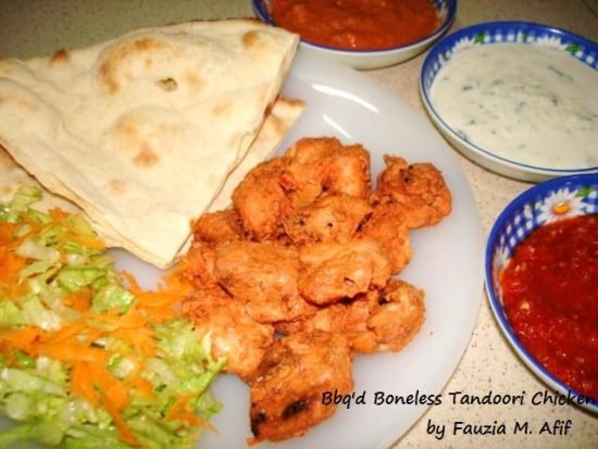 Bbq’d Boneless Tandoori Chicken – Fauzia's Kitchen Fun