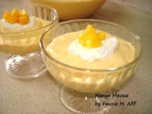 Mango Mousse – Fauzia's Kitchen Fun