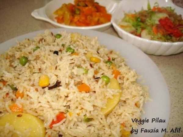 Veggie Pilau – Fauzia's Kitchen Fun