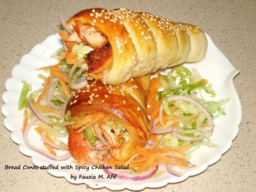 Bread Cones – Fauzia's Kitchen Fun