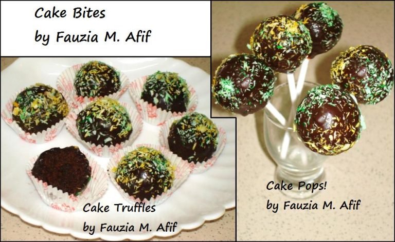 Cake Bites – Fauzia's Kitchen Fun