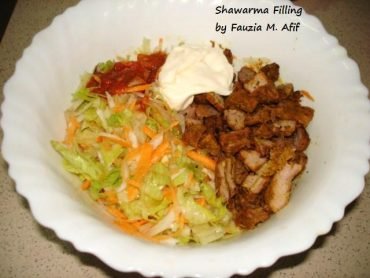 Shawarma Filling – Fauzia's Kitchen Fun