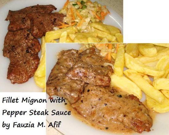 Slices of Fillet Mignon Steak – Fauzia's Kitchen Fun