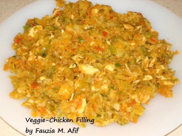 Veggie-Chicken Filling – Fauzia's Kitchen Fun
